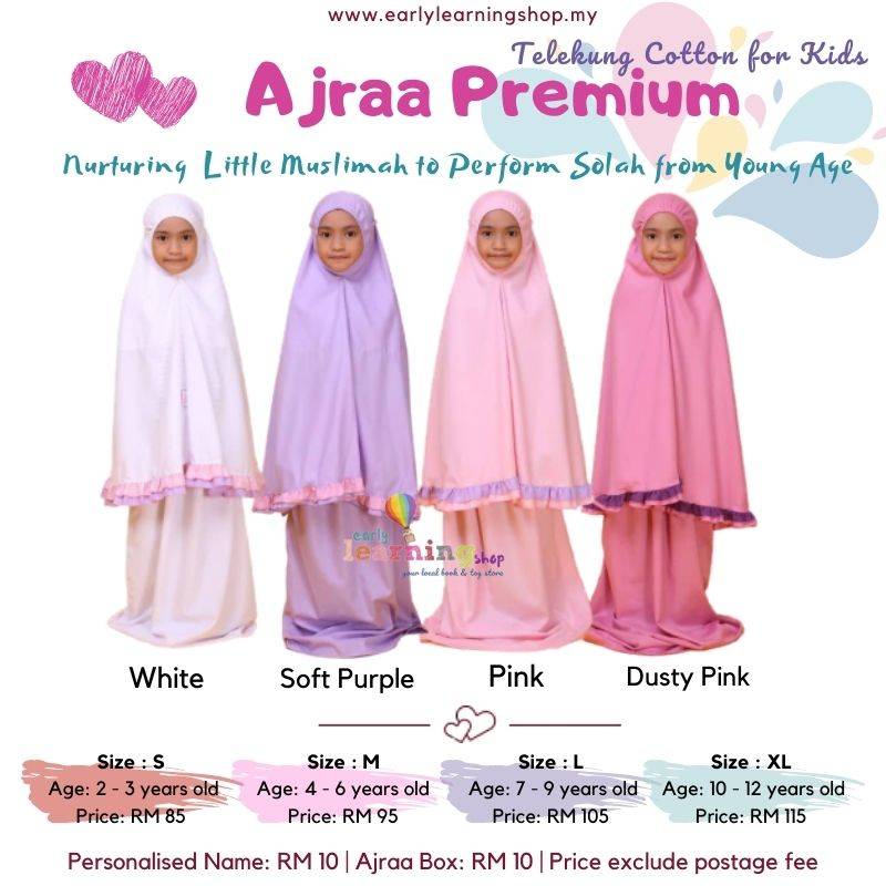 Telekung Ajraa Premium - Size S