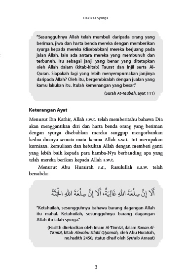Agar Lelah Berbuah Jannah : Kenalilah Syurga-syurga Allah