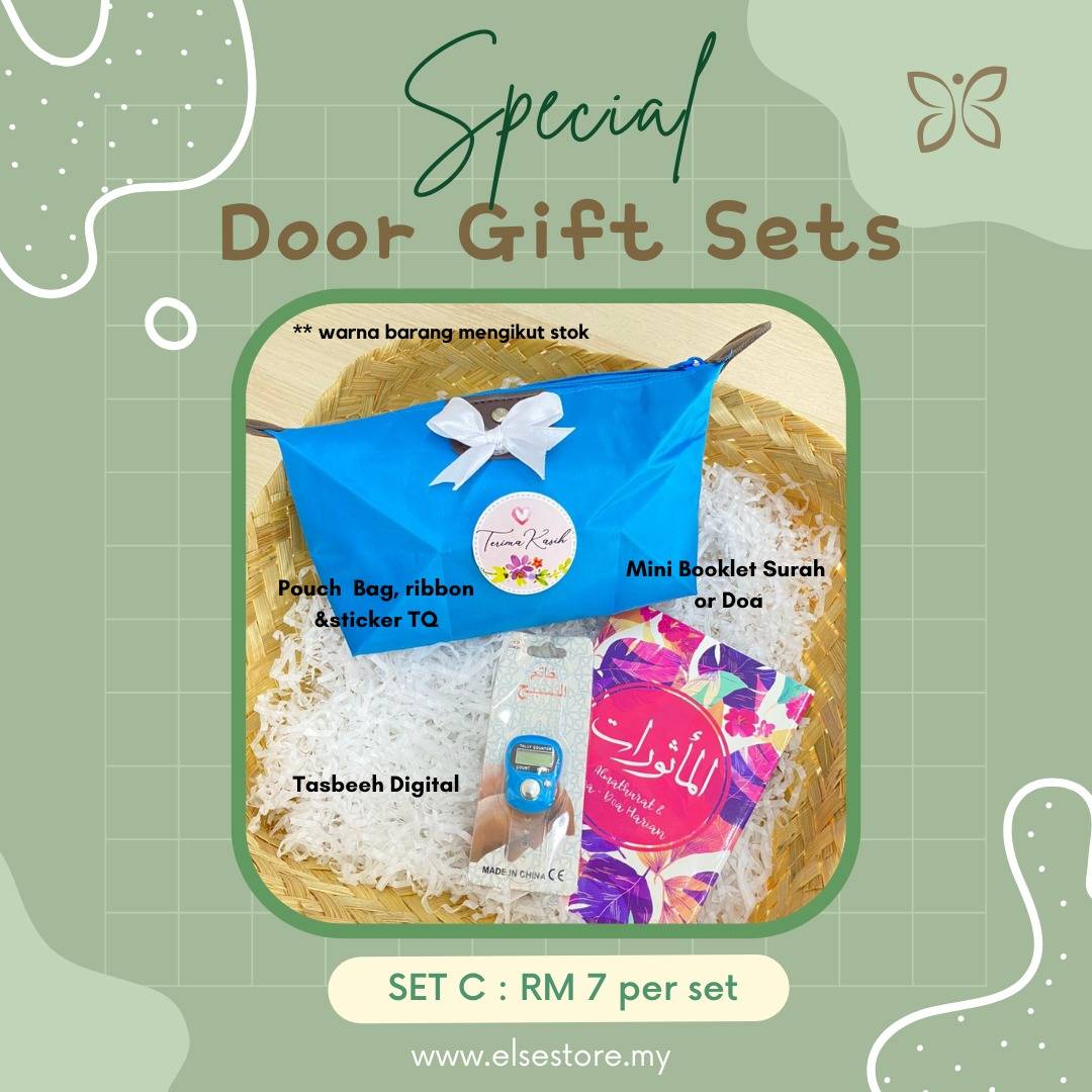 Door Gift Set (Majlis Akikah, Perkahwinan, Khatam Quran dll)