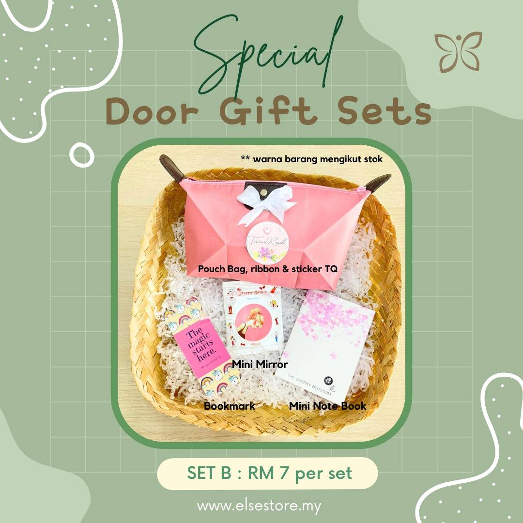 Door Gift Set (Majlis Akikah, Perkahwinan, Khatam Quran dll)