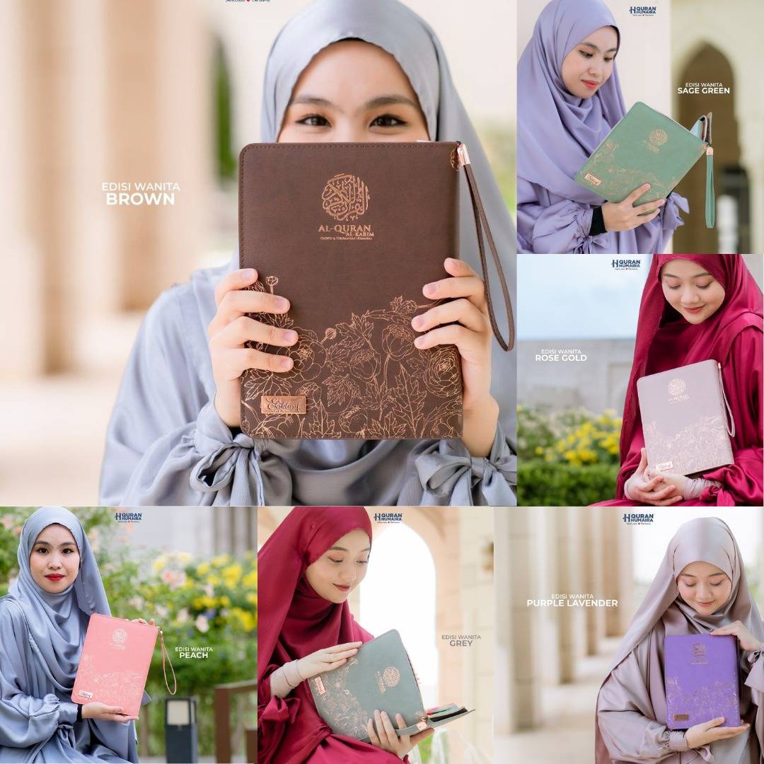 Gift Set Al Quran Humaira Eksklusif Untuk Wanita (Edisi 2024) with Gift Box